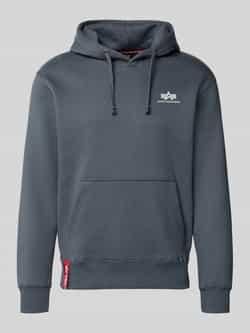 Alpha Industries Hoodie mit Label-Details