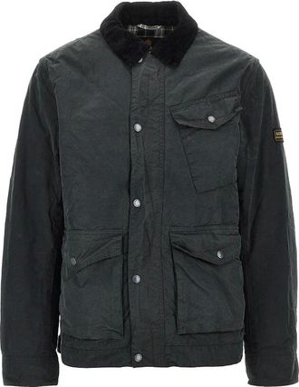 Barbour Veste Drifter en coton cir&eacute; - Homme - Vestes - Vert - Taille: L