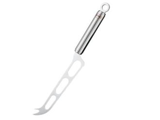 Rösle Couteau à Fromage - Lame Dentelée en Acier Inoxydable 18/10 - Qualité Supérieure - Pour Fromages à Pâte Molle comme le Brie et Camembert - Passe au La