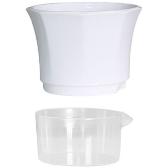 IFUNDOM Selbstbew&auml;ssernder Pflanztopf aus Kunststoff mit Automatischer Bew&auml;sserung f&uuml;r Zimmerpflanzen Balkon und B&uuml;ro Modernes Design Platzsparend und Praktis