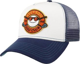 Stetson Casquette Trucker Golf Club Homme - de Baseball Mesh Snapback, avec visière, Doublure, Doublure Printemps-été Printemps Été Automne Hiver - Taille Uni