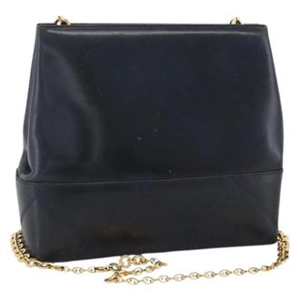 Ferragamo Pre-owned Leder-Schultertasche - - Pre-owned - Damen - Blau - ONE SIZE