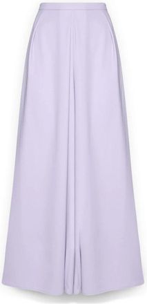 Elena Miro Femme, Pantalons, Violet, Taille: 56 FR Pantalon Palazzo en Cady