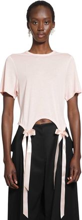 Simone Rocha Bow Tail Easy T-Shirt