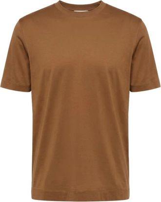 HUGO BOSS T-shirt L-Tesar 140 - Homme - Tops - Brun - Taille: 2XL