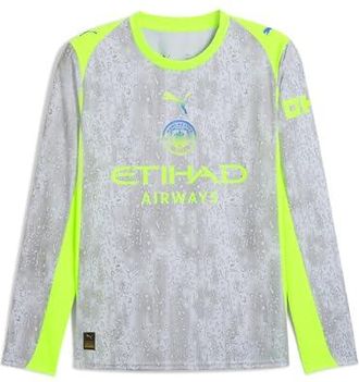 Puma Maillot Manchester City Third Manches Longues 2025/26 Saison - Réplique - Homme - Pro Green - Taille : L