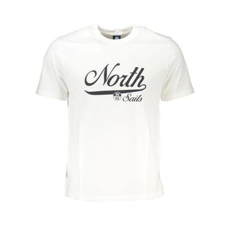 North Sails Kurzarm T-Shirt aus Baumwolle mit Druck - - Tops - Herren - Wei&szlig; - L