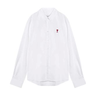 Ami Homme, Chemises, Blanc, Taille: S Chemise &agrave; manches longues