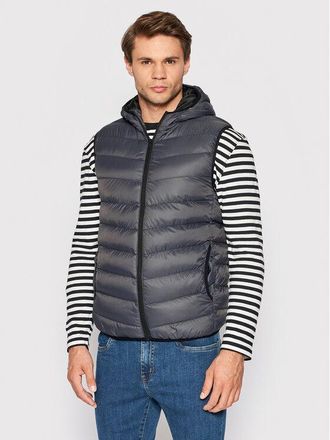 Brave Soul Weste MJK-BLACKBURN Grau Regular Fit