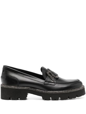Rene Caovilla Morgana Oxford-Schuhe - Schwarz