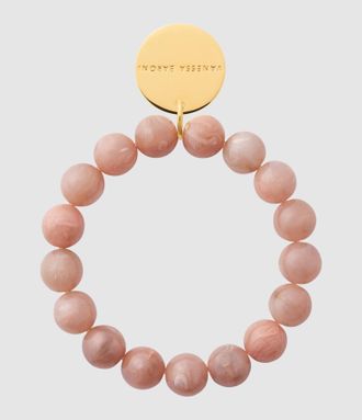 Vanessa Baroni Bracelet Mini Beads Flex Blush Marble