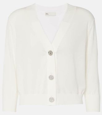 Tory Burch Cropped-Cardigan aus Baumwolle