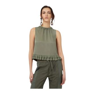 Emporio Armani Top - - Tops - Damen - Gr&uuml;n - XS