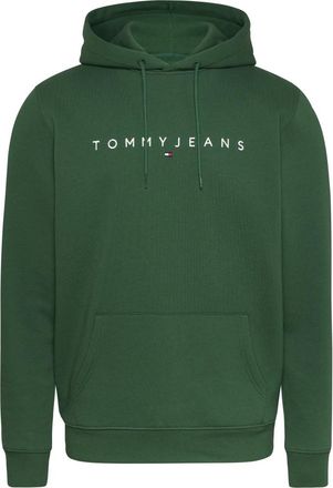 Tommy Jeans Gr&uuml;ner Pullover Print Slip On - - Sweatshirts & Hoodies - Herren - Gr&uuml;n - S