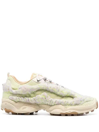 Acne Studios baskets Bubba &agrave; plaque logo - Tons neutres