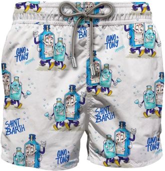 MC2 Saint Barth Homme, Maillots de bain, Multicolore, Taille: M Gustavia Swim Shorts