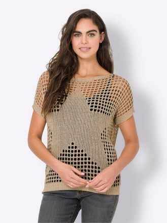 Heine Strickpullover Pullover Kurzarm