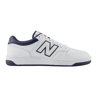 New Balance Homme, Chaussures, Blanc, Taille: 44 EU Chaussure en Cuir Semelle en Caoutchouc