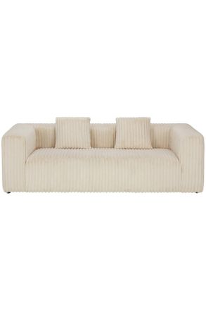 MID.YOU Mid.you Sofa, Beige, Textil, 3-Sitzer, F&uuml;llung: Polyester, 224x68x99 cm, Wohnzimmer, Sofas & Couches, Sofas