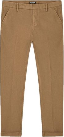 Dondup Gaubert Chinos mit dezentem Muster - - Trousers - Herren - Braun - W36