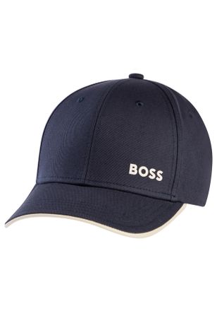Boss Green by Hugo Boss Baseball Cap BOSS GREEN Cap-Bold, Herren, dunkelblau 404, Twill, Baumwolle, Caps, mit kontrastfarbener Unterseite, Unisex