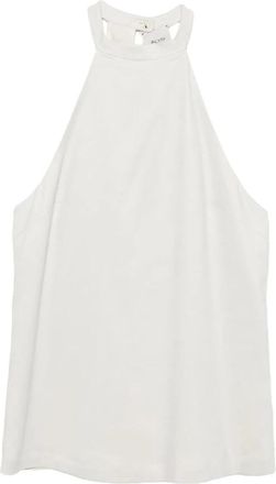 Alysi Femme, Tops, Blanc, Taille: 38 FR Dainetto Halter Top
