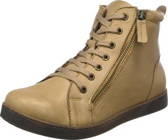 Andrea Conti Damen High Top Sneaker, Peanut, 38 EU