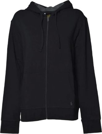 Polo Ralph Lauren hoodie &agrave; logo brod&eacute; - Noir