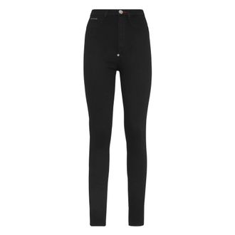 Philipp Plein Super High Waist Jegging - - Jeans - Damen - Schwarzk - W29