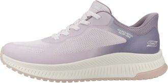Skechers Femme, Sport, Violet, Taille: 40 EU Bobs Squad 4 - Staple Look