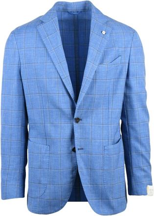 L.B.M. 1911 L.b.m. 1911, Homme, Vestes, Bleu, Taille: XL Blazer Stondato