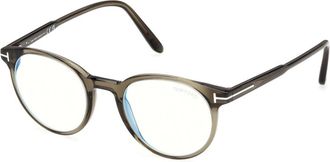 Tom Ford Monture optique - Homme - Accessoires - Vert - Taille: 47 MM
