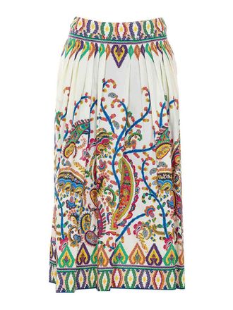 Etro Jupe Midi - Blanc