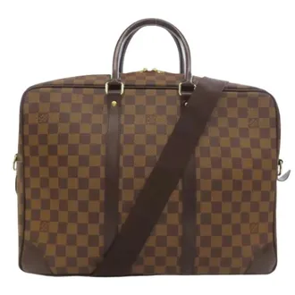 Louis Vuitton Sac bandouli&egrave;re Vintage en toile Damier Pre-owned - Homme - Pre-owned - Brun - Taille: ONE Size