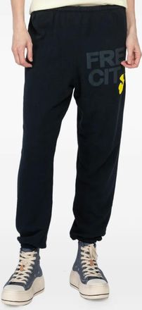 Freecity pantalon de jogging &agrave; logo - Bleu