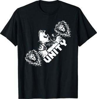 World of Warcraft Logo der Warcraft Gaming Alliance, Unity, episches Wappen f&uuml;r Gamer im Retro-Look T-Shirt