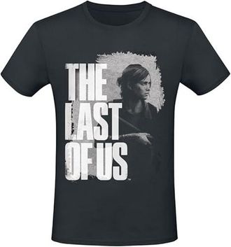 Spiral The Last of Us Ellie Homme T-Shirt Manches Courtes Noir XL 100% Coton Regular/Coupe Standard