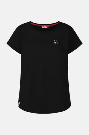 Derbe Derbe Robbenschnute Damen T-Shirt Schwarz