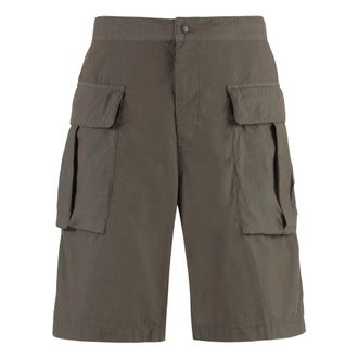 Aspesi Cotton Cargo Bermuda Shorts - - Shorts - Herren - Grau - L