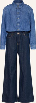 7 For All Mankind Jeans-Jumpsuit Double blau