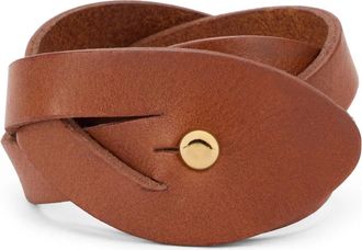 Fabiana Filippi Femme, Accessoires, Brun, Taille: ONE Size Braided Leather Bracelet