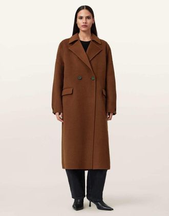 AllSaints Selma - Manteau - Cannelle-Brown