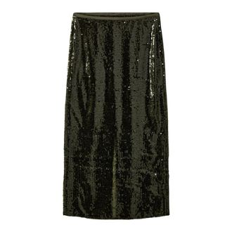 Sofie Schnoor Otaliasw Midirock - - Skirts - Damen - Gr&uuml;n - XL
