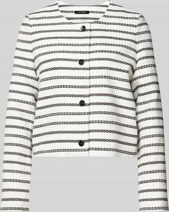 Comma Blazer mit durchgehender Knopfleiste
