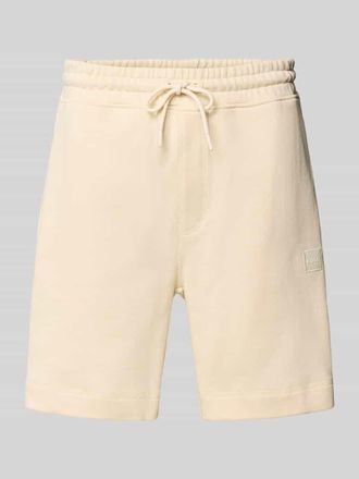 Boss Orange by Hugo Boss Regular Fit Sweatshorts aus reiner Baumwolle