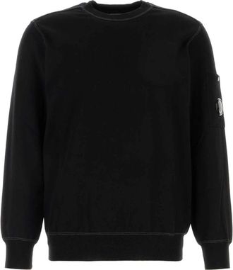 C.P. Company C.p. Company, Homme, Sweatshirts et sweats &agrave; capuche, Noir, Taille: L Knit Sweater