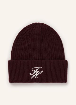 Tommy Hilfiger M&uuml;tze Mit Cashmere rot