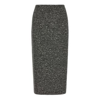 Valentino Garavani Jupe crayon - Femme - Jupes - Gris - Taille: 34 FR