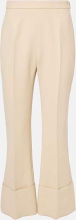 Valentino Schlaghose aus Schurwolle