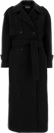 The Nina Studio Femme, Manteaux, Noir, Taille: 36 FR Trench